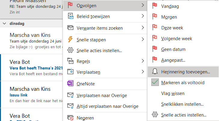 E-mail snoozen in Outlook: vergeet nooit meer iets op te volgen