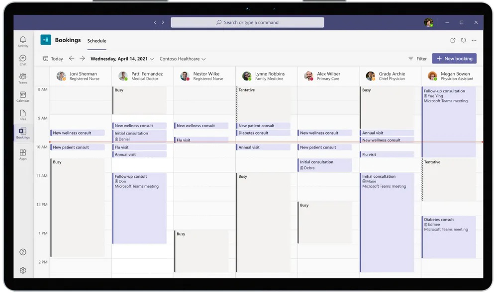 De Bookings-app (in Teams) laat klanten zelf afspraken inplannen