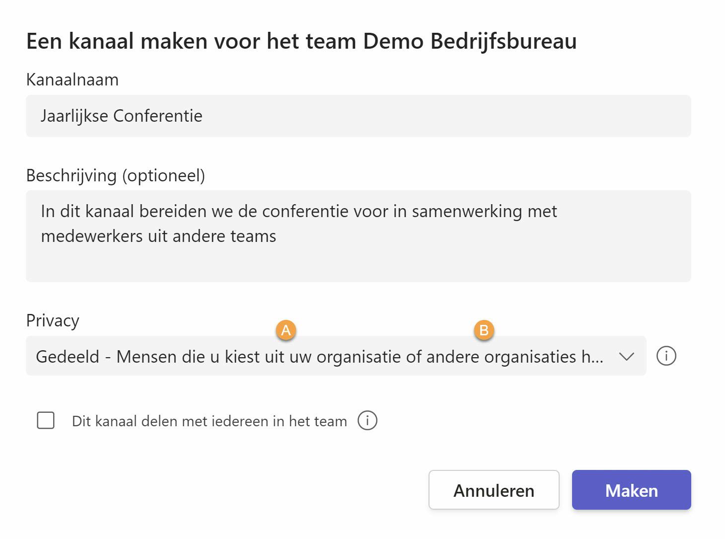 Kanalen in Microsoft Teams: wanneer en hoeveel?
